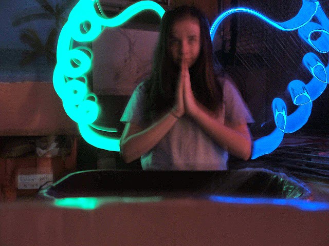 Art of Apex High School: Light Drawing Photography