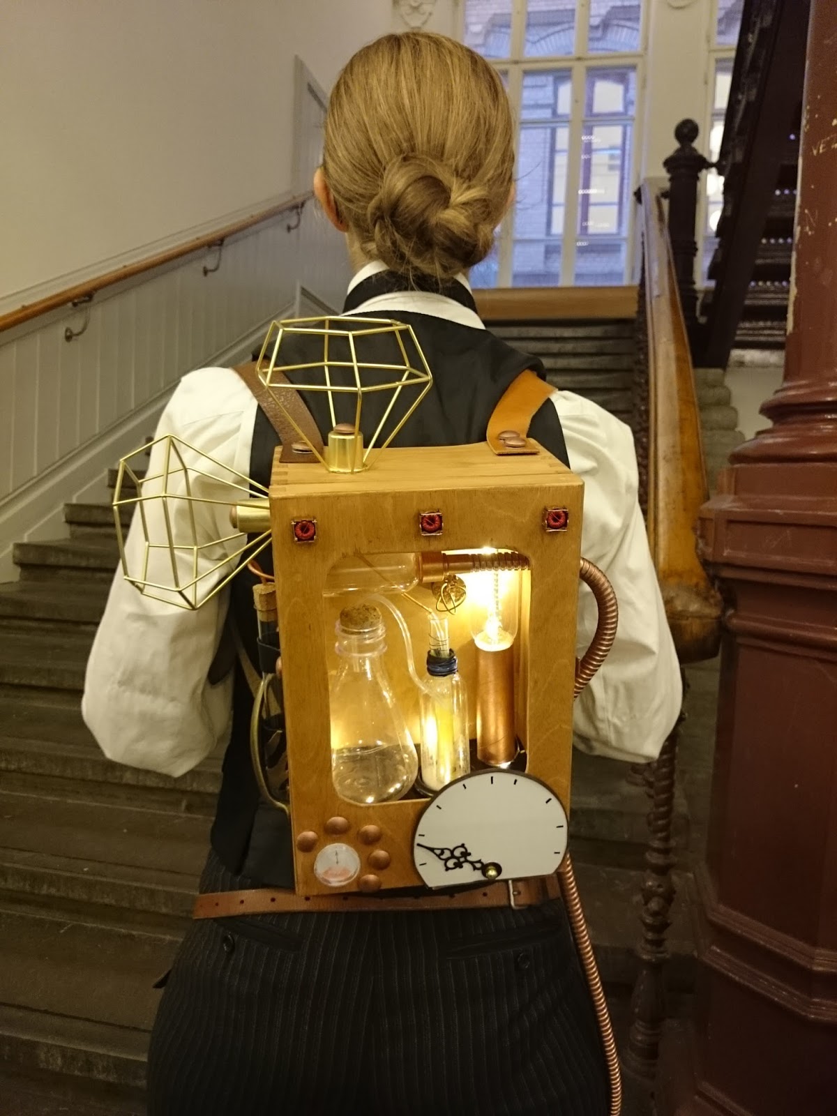 A Costuming Engineer: Steampunk ghost detection box