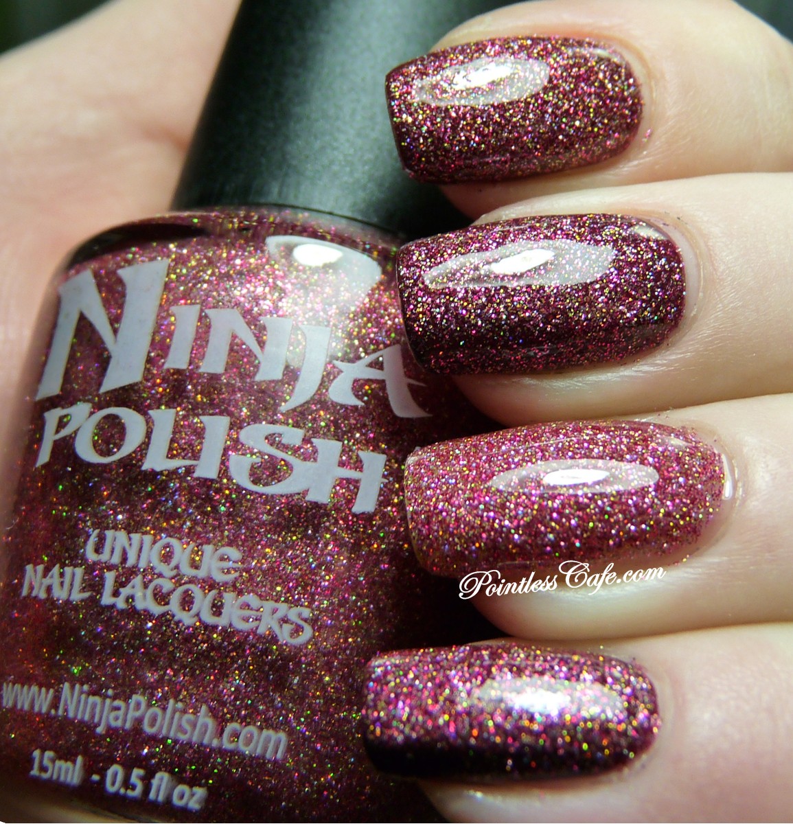 Ninja Polish Strawberries 'n Roses - Swatches and Review | Pointless Cafe