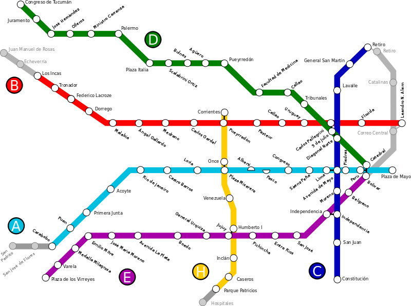El subte A suma dos estaciones más a su extenso recorrido ~ CAMINANDO ...
