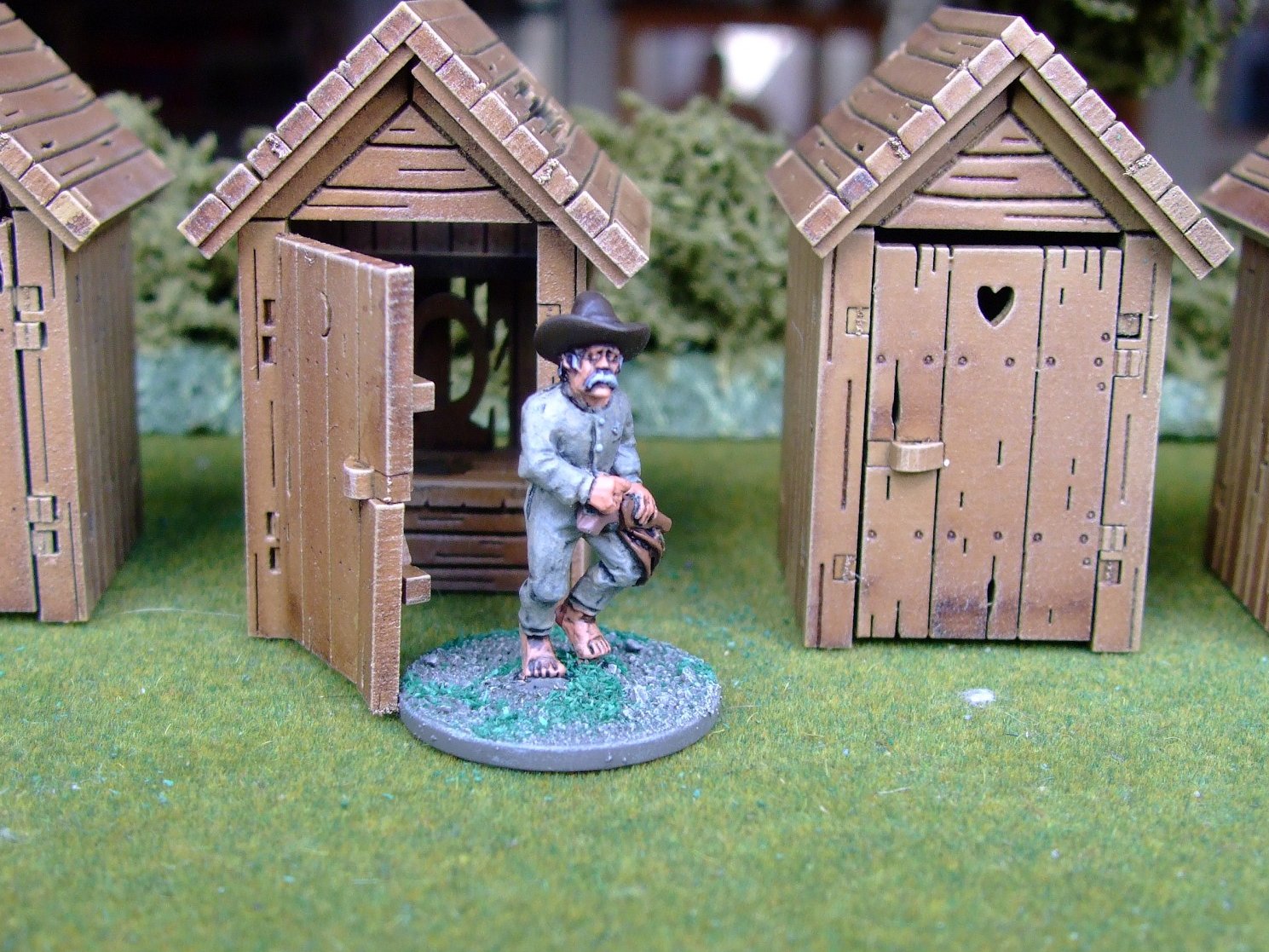The Angry Lurker: 28mm Painted Thunder Boxes or Dunny or Outhouse or ...