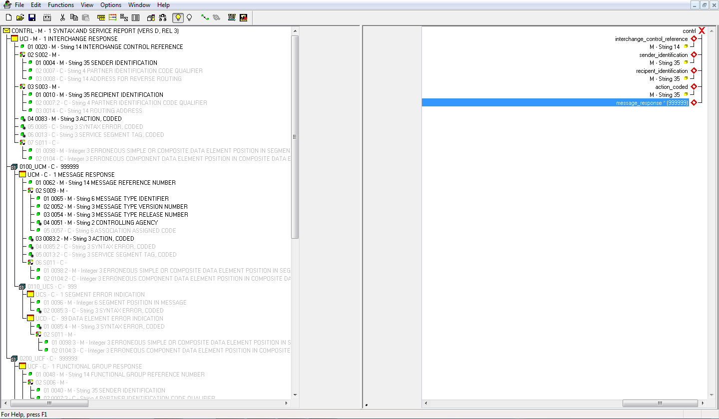 All About Stuff: Sterling B2B Integrator Map EDI/XML EDIFACT CONTRL to XML