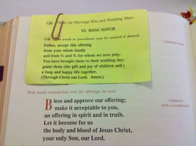 a minor friar blog: Liturgical Kludgery: The Utility of Paper Clips