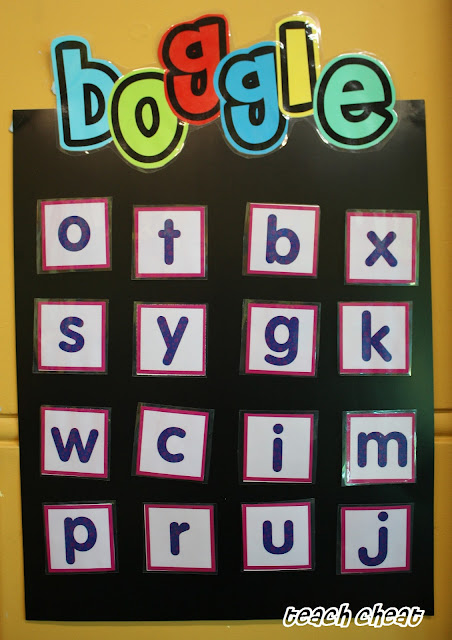 Teach Cheat: Boggle