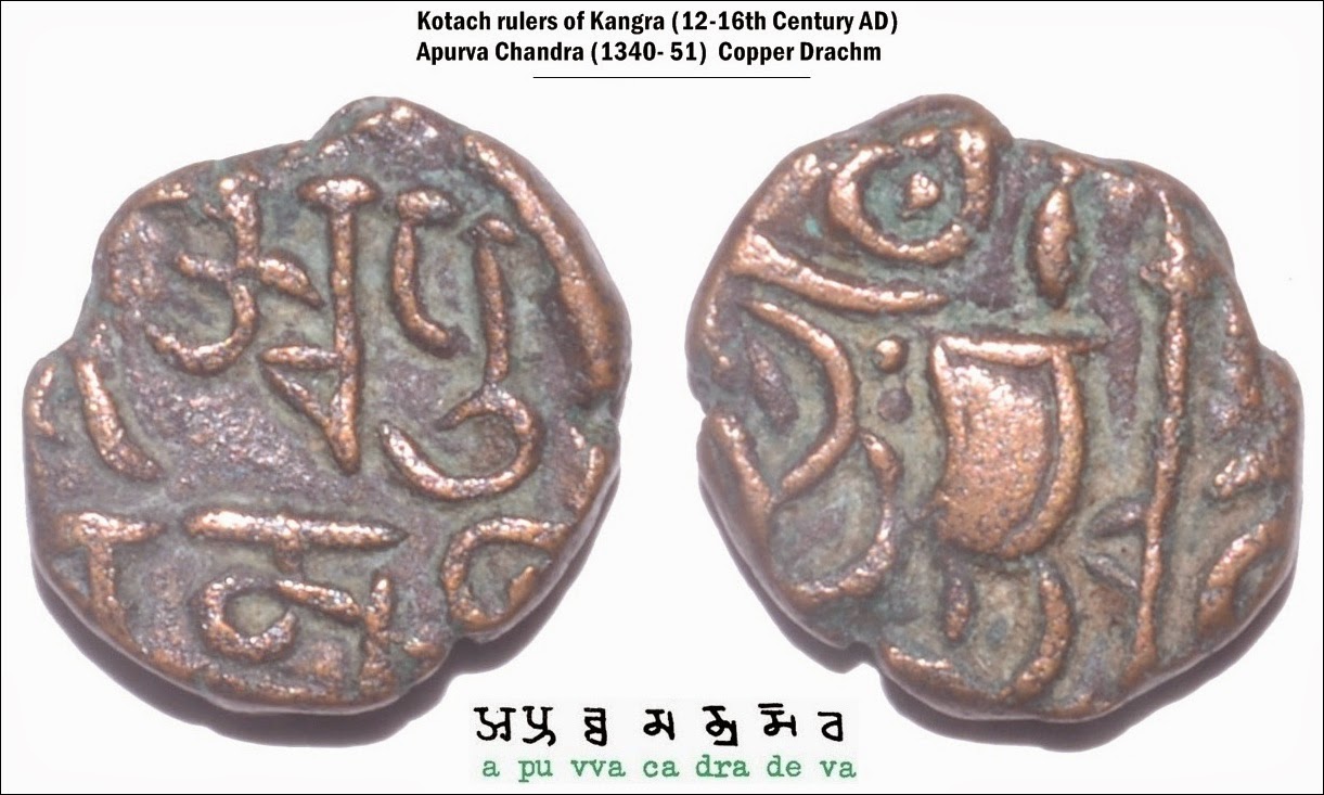 Ancient Indian Coins. "ಪ್ರಾಚಿನ ಭಾರತದ ನಾಣ್ಯಗಳು.": Katoch rulers of ...