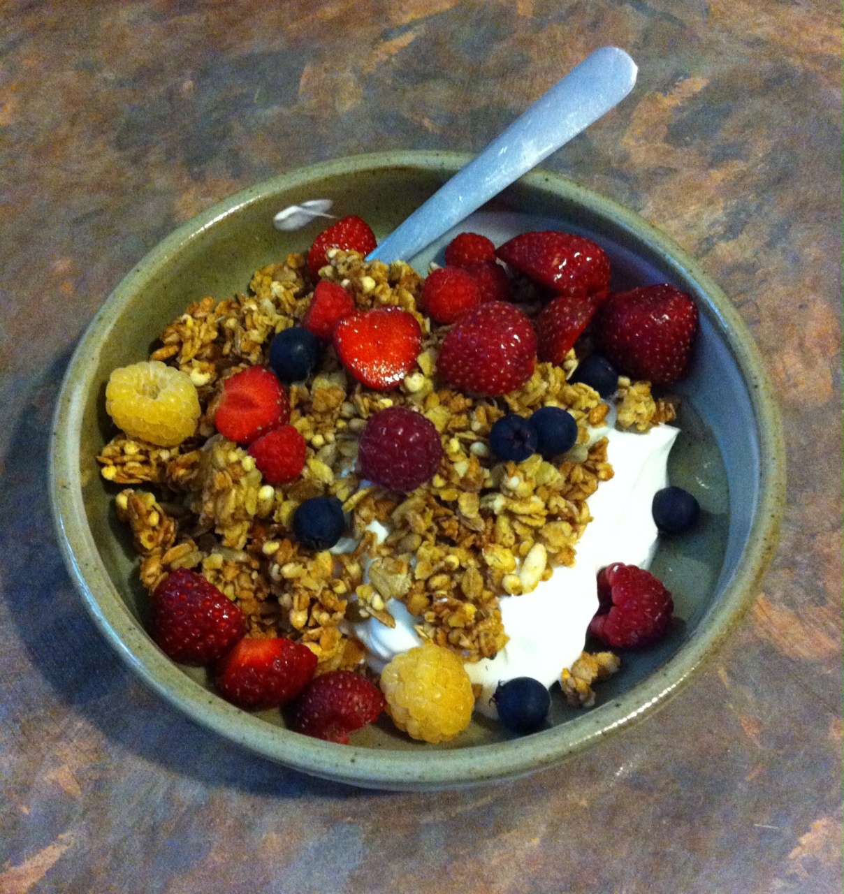 Fuzzy Thoughts: multigrain granola