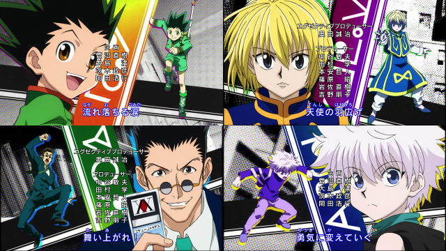 Openings de Hunter x Hunter 2011