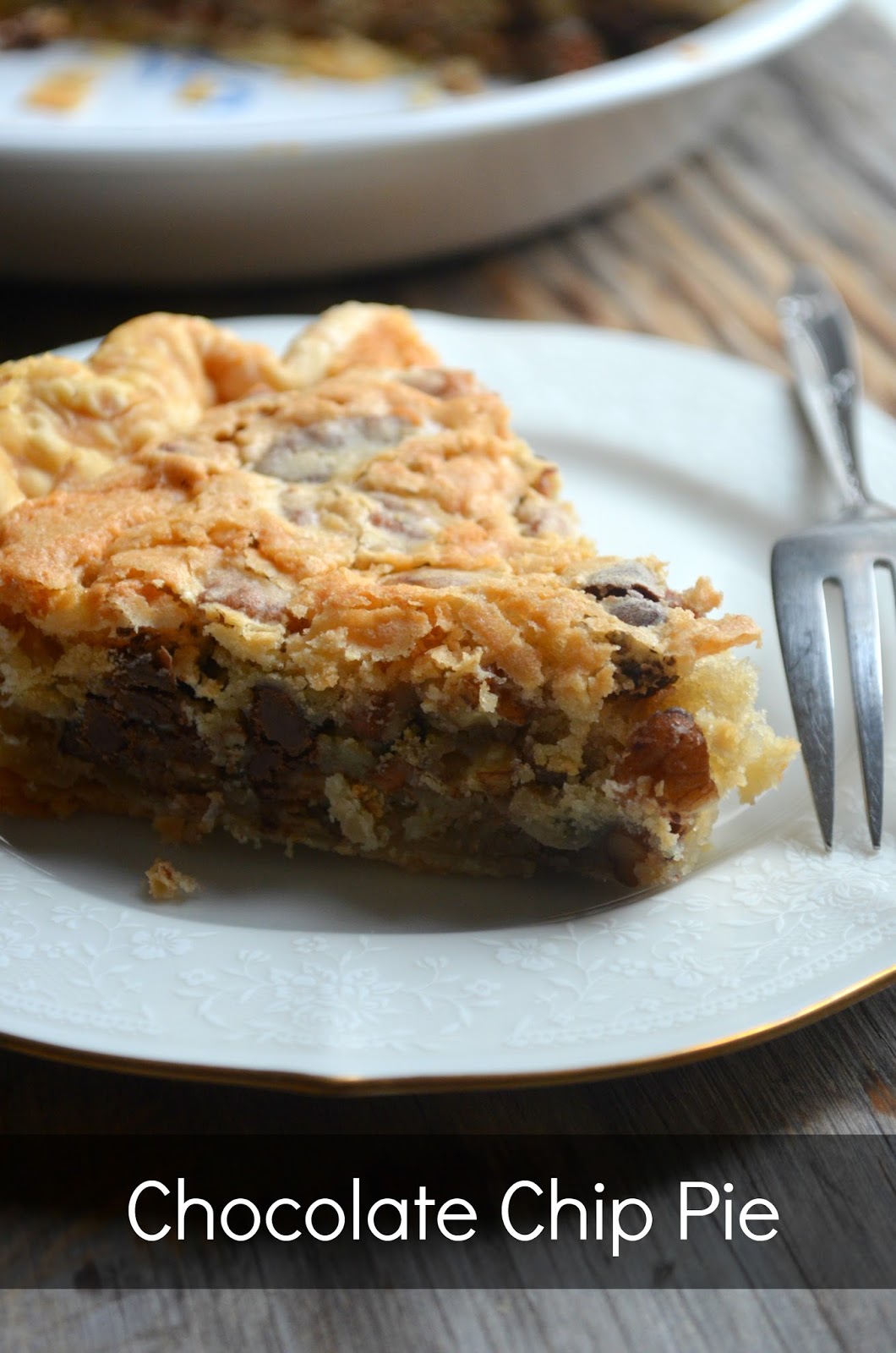 The Lazy Daisy Kitchen: chocolate chip pie