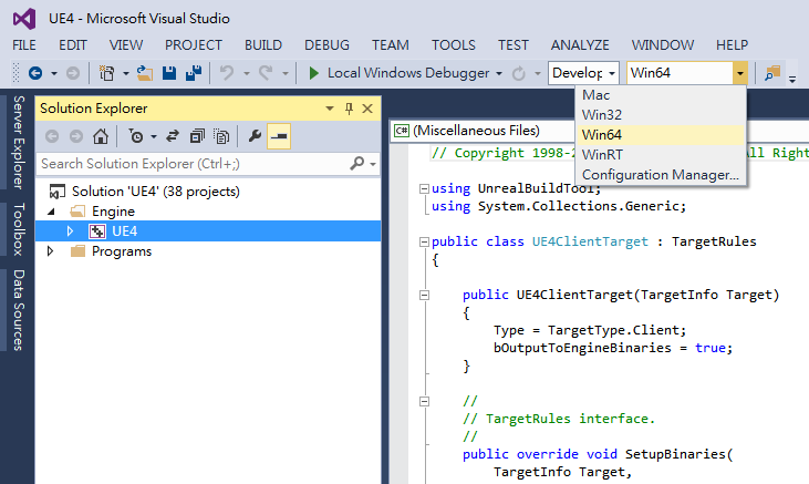 All the Unreal Engine & Projects 虛幻引擎的日常: 用 Source Code 建立 Unreal ...