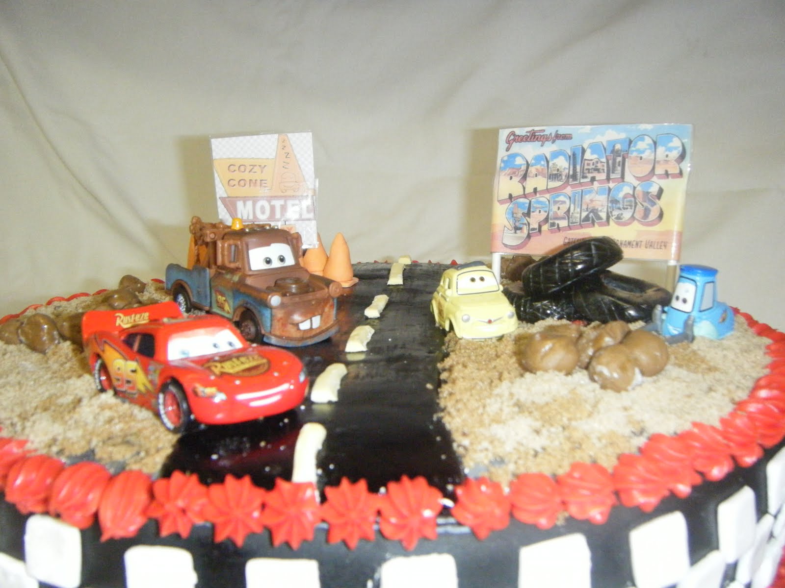 Sugary Sweet Bakery: Cars Themed Cake