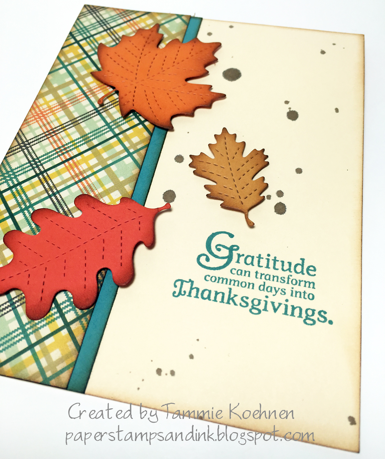 Paper, Stamps and Ink: Thanksgiving cards to share