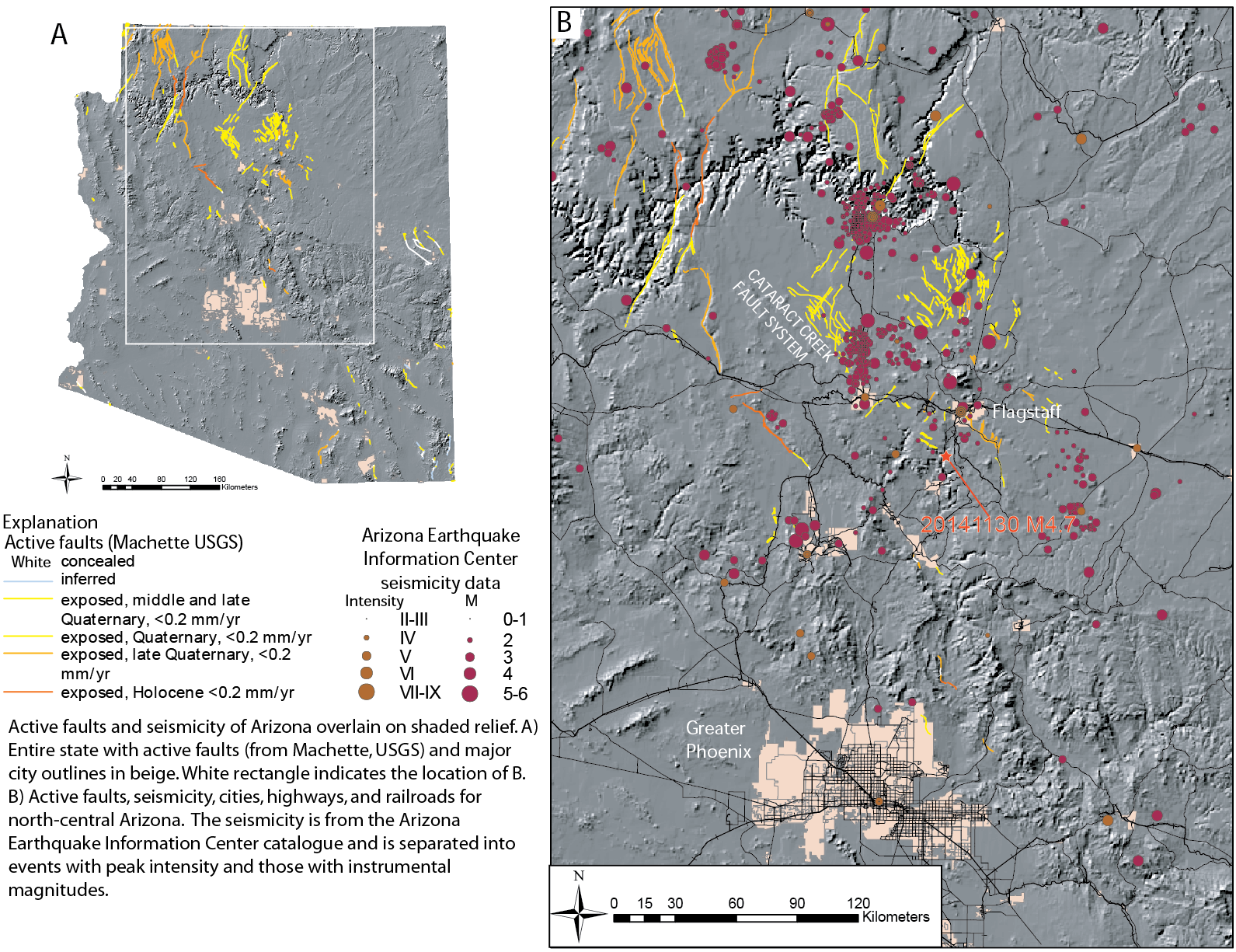 Active Tectonics: November 30, 2014 M4.7 earthquake between Sedona and ...