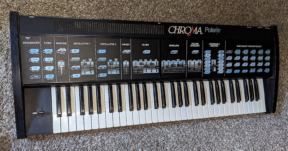 MATRIXSYNTH: Fender/Rhodes Chroma Polaris Analog Synthesizer w/ Gator ...