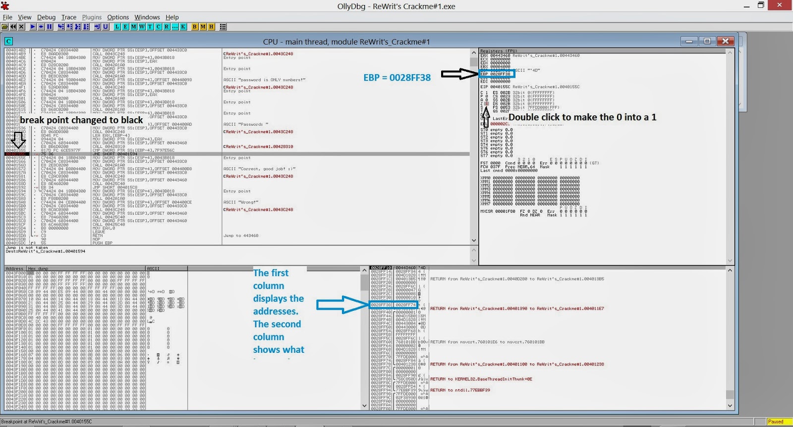 Reverse Engineering 101: Building off of exercise one