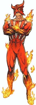 PERSONAJES DEL COMIC: FUEGO SOLAR