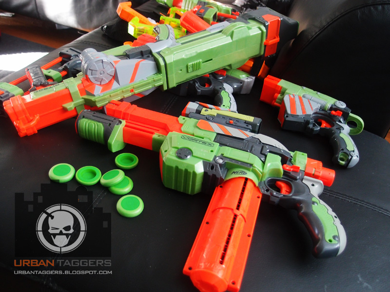 Urban Taggers.: Nerf Vortex: Let's do this.