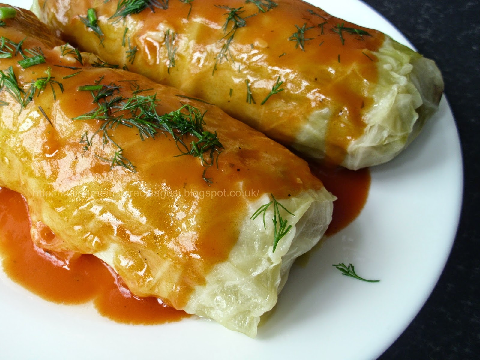 Kulinarne inspiracje Agusi: "Golabki z miesem, ryzem i pieczarkami"