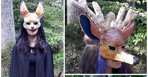 COSTUME DIY: Sculpted Spirit Animals Masks