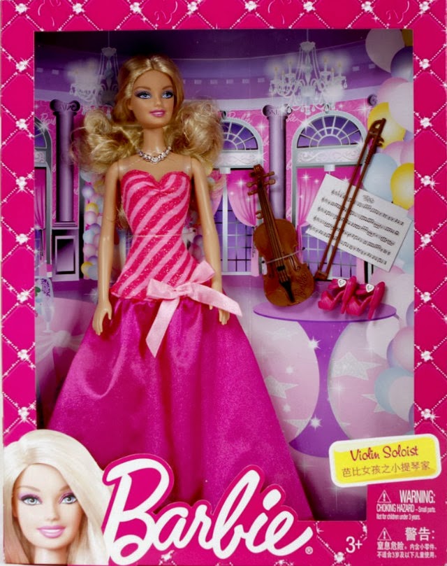 calamares en su tinta: Violinista Barbie