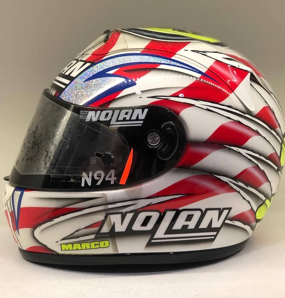 Racing Helmets Garage: Nolan N94 M.Melandri Laguna Seca 2006 by Shock ...