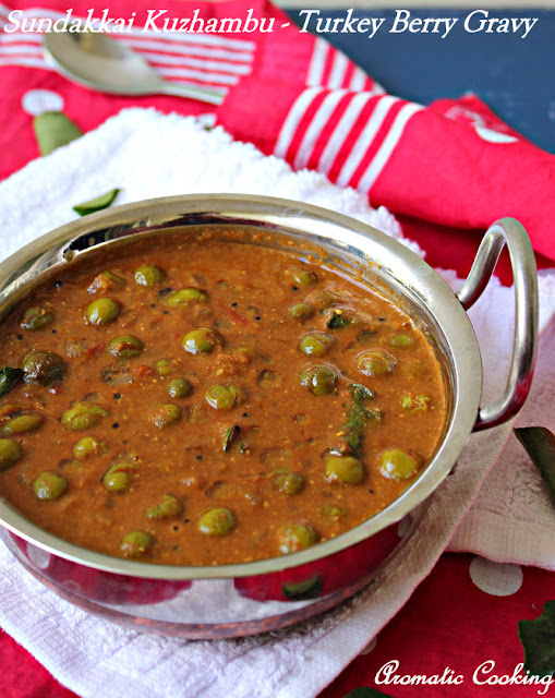 Aromatic Cooking: Sundakkai Kuzhambu/ Turkey Berry Gravy