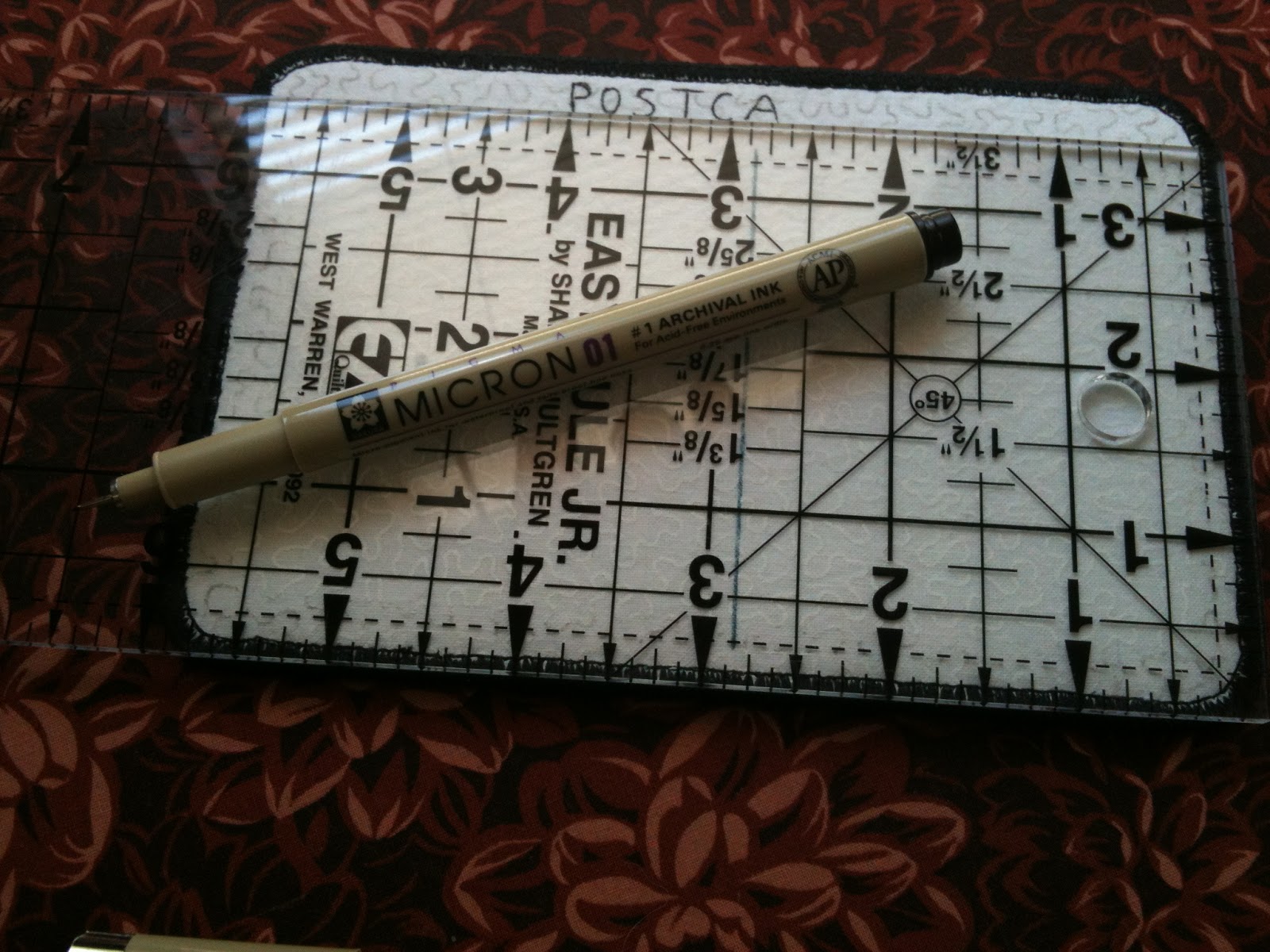 Quilt to the Edge....: Quilted Postcards