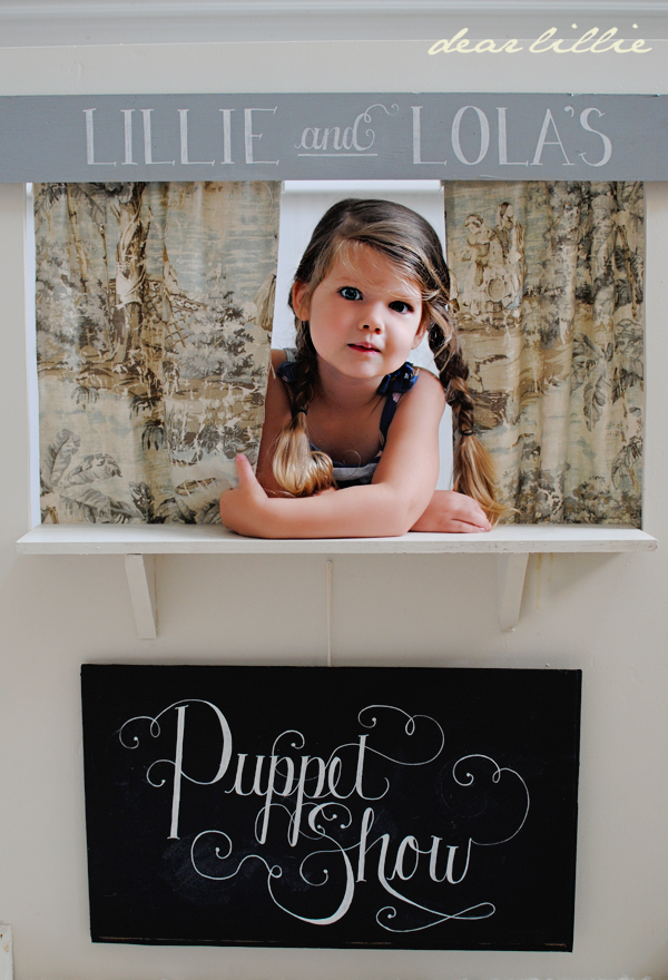 Puppet Theatre - Dear Lillie Studio