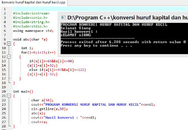 Contoh program manipulasi string pada pascal dan c++ - Blog for Learning