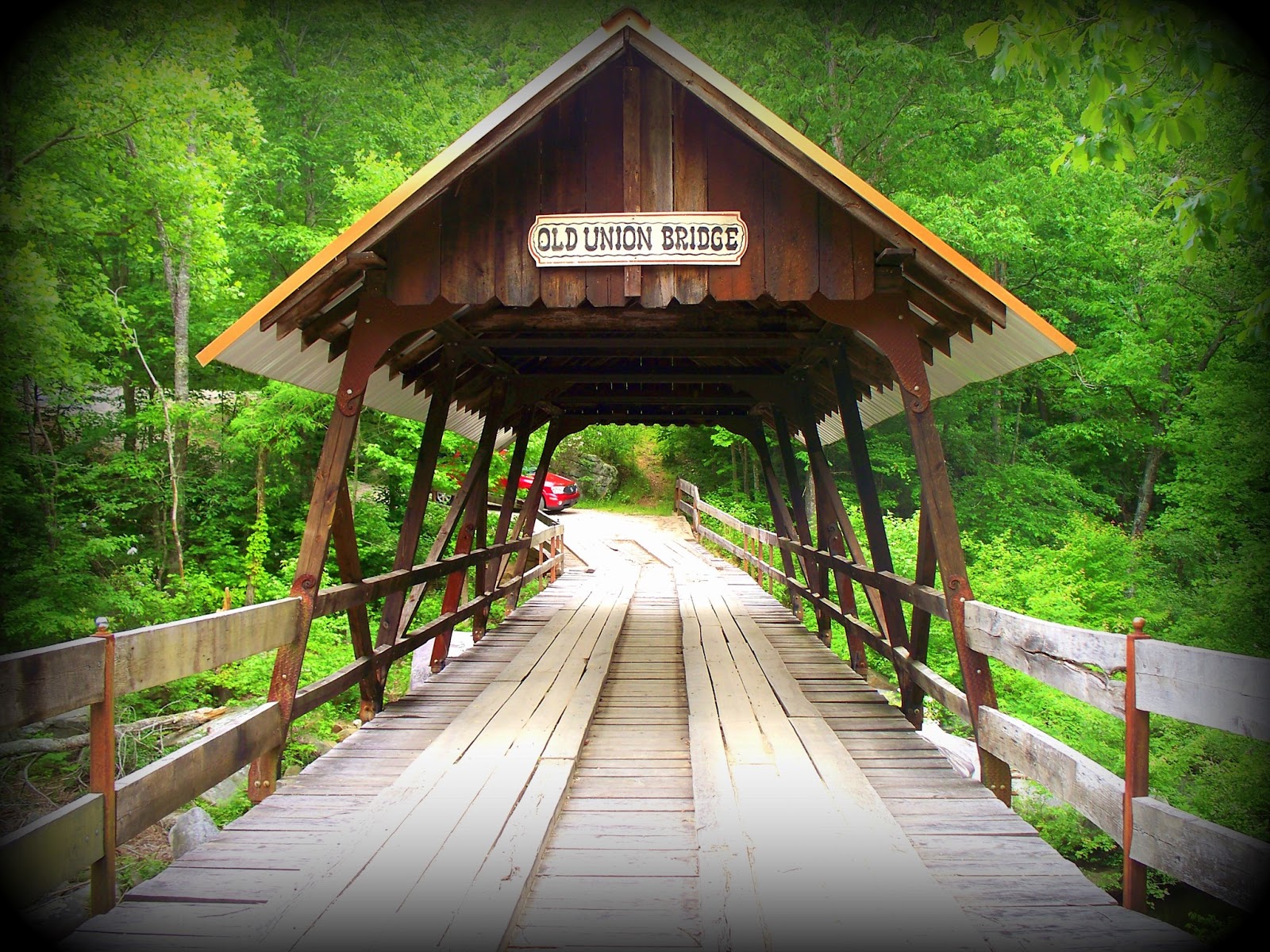 Road Trip Adventures: Old Union Crossing Covered Bridge