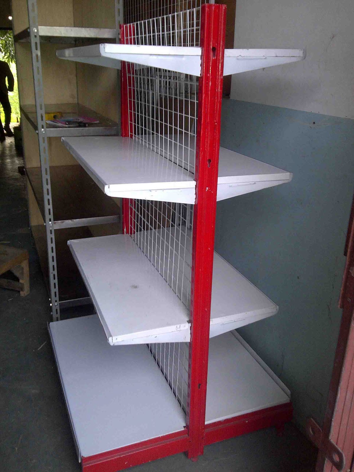 RAK GONDOLA DOUBLE ~ Karya Rak Minimarket