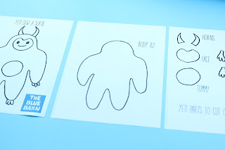 The Blue Barn: Sew a Yeti