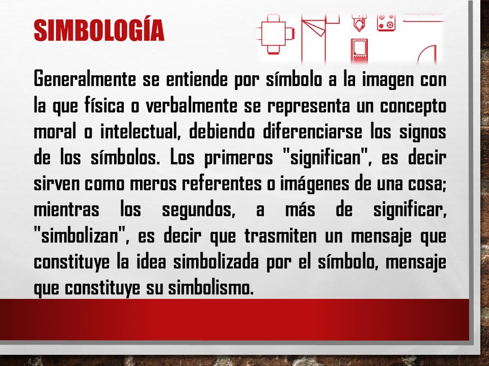 DIBUJO TÉCNICO: SIMBOLOGÍA