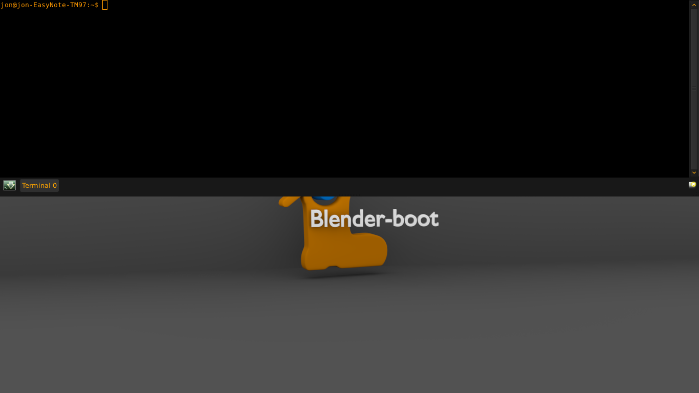 The Blender-boot project: Blender-boot 1 Suzanne Beta Preview