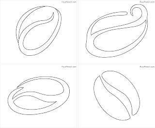 Four Coloring: Free printable Bean coloring pages for kids