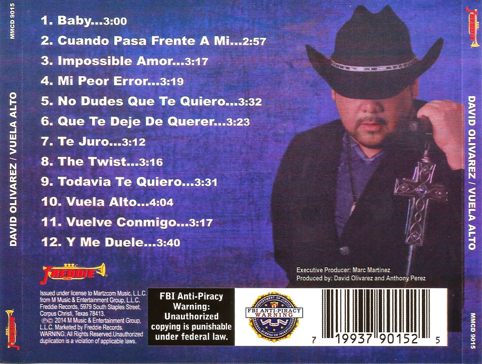 RULO TEXANO: DAVID OLIVAREZ - VUELA ALTO (DISCO 2014)