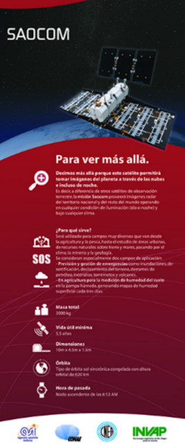 desarrollo defensa y tecnologia belica: Misiones SAOCOM