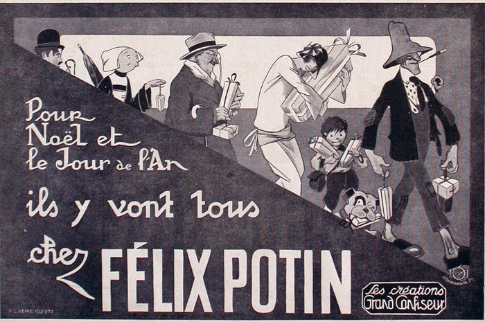 menestroll et lutecien : les épiceries FELIX POTIN