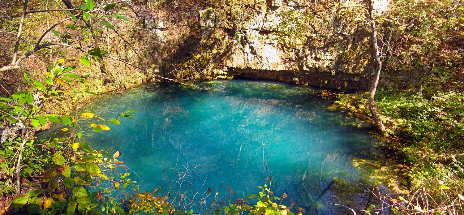 Springfield Plateau: Photosynth of Round Spring Cave