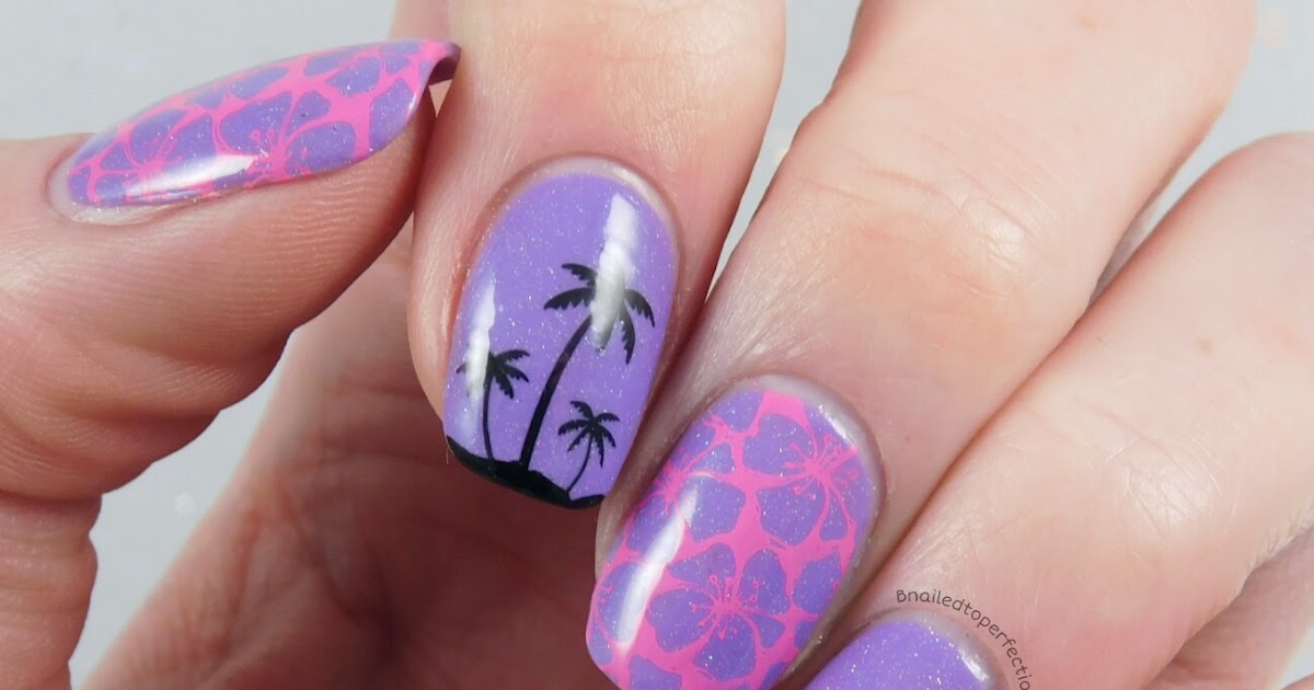 B Nailed To Perfection: Tropical Surprise mani - BPS review