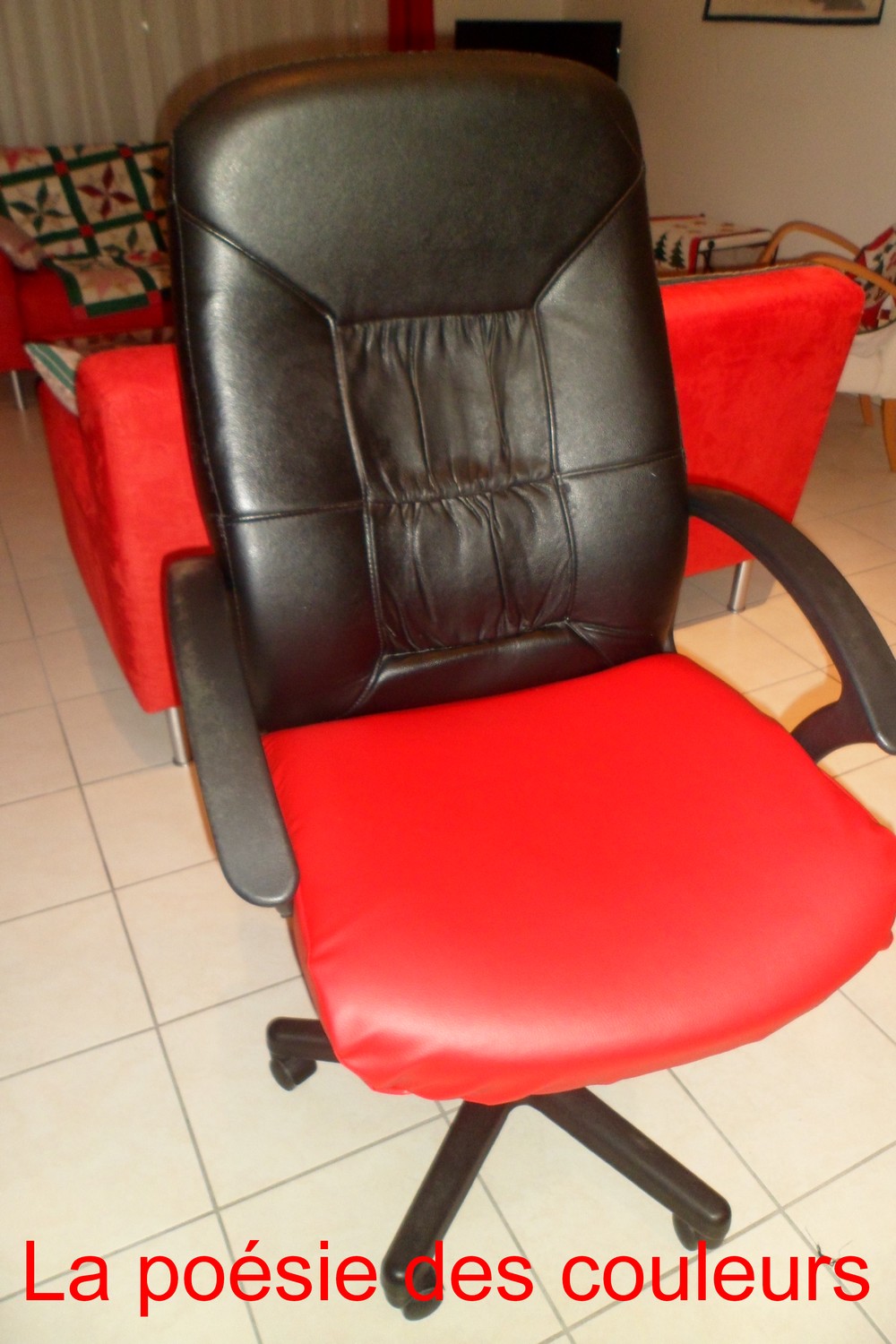Relooking de mon fauteuil de bureau