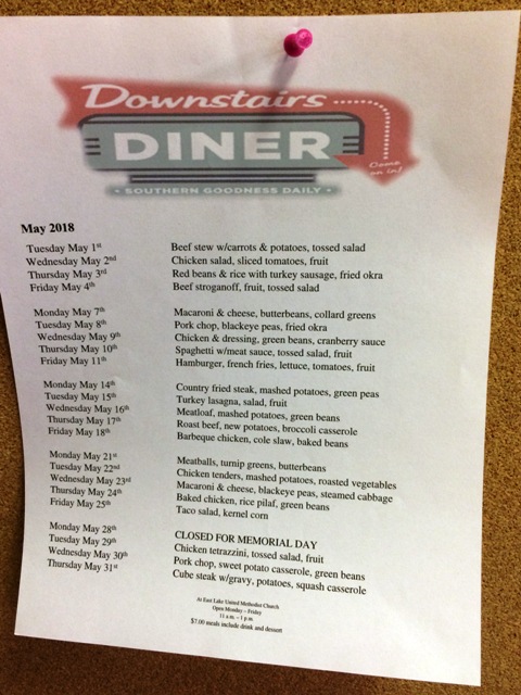 C-ING: East Lake United Methodist Downstairs Diner