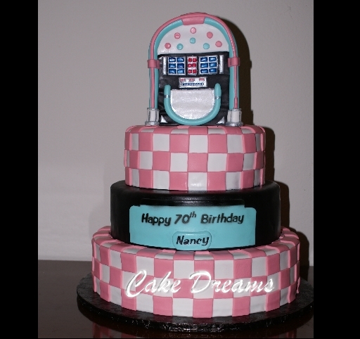 CAKE DREAMS: Sock hop cake