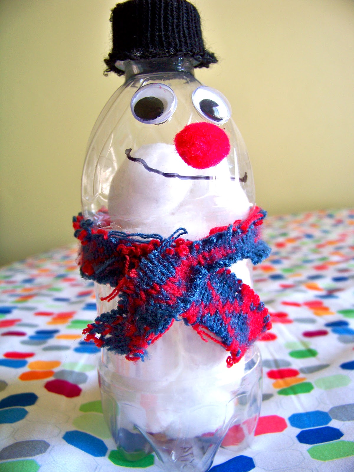 candice ashment art: *Reduce *Reuse *Recycle - Bottle Snowman
