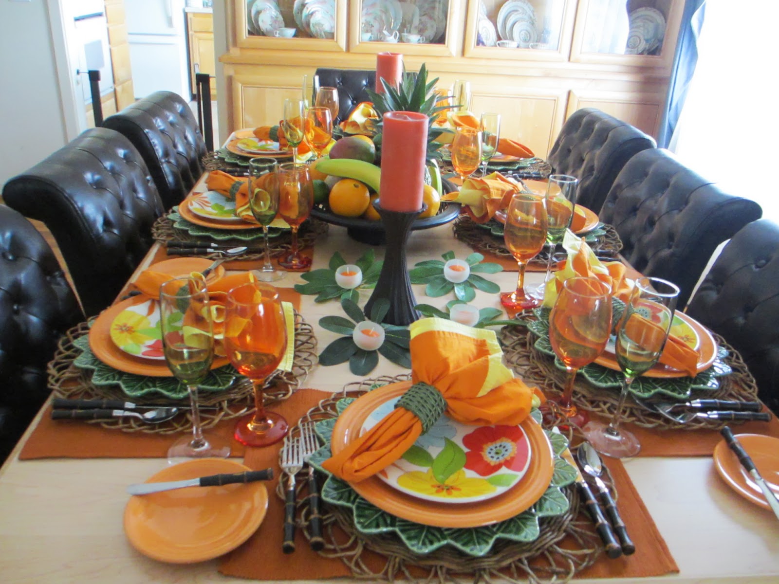 The Welcomed Guest: Caribean Dinner Tablescape