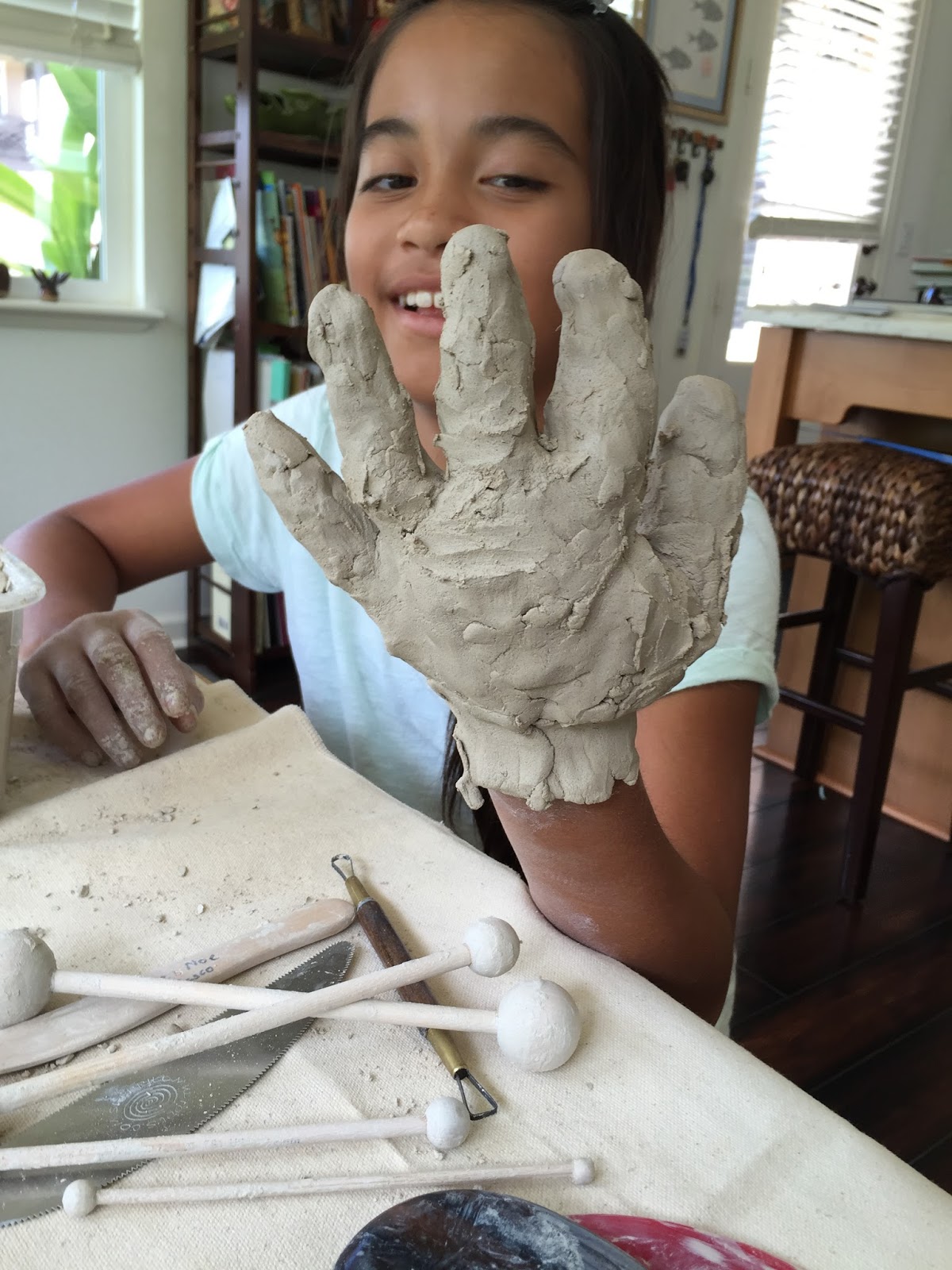 The Succulents and Pottery Compulsion: Clay Working Sunday