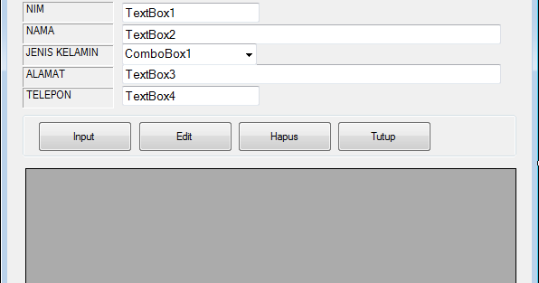 Membuat CRUD VB .Net Database SQL Server