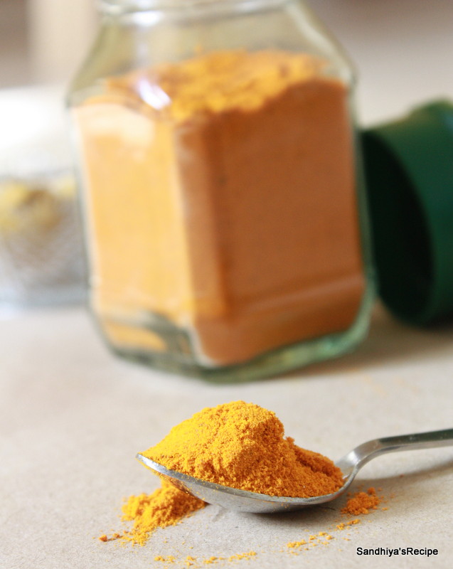 Sandhiya's Cookbook: Turmeric powder | Haldi | Home made Turmeric powder