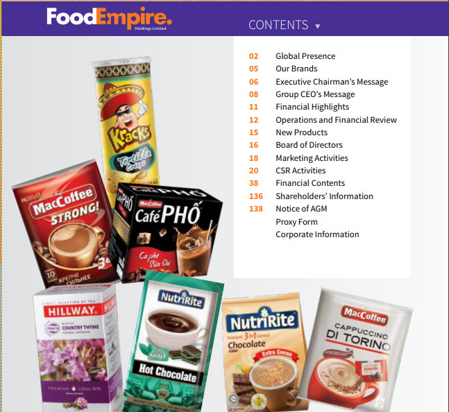 Singapore Shares Information: Food Empire