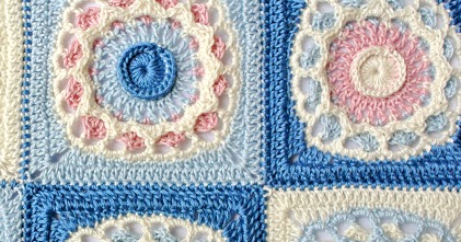 crochelinhasagulhas: Square em crochê