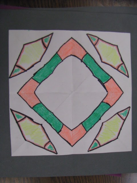 One Happy Art Teacher: Some Simple Symmetry